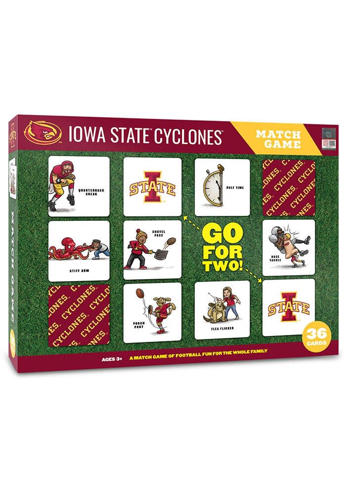 Iowa State Cyclones Toy | Iowa State Cyclones Game WHITE Memory Match ...