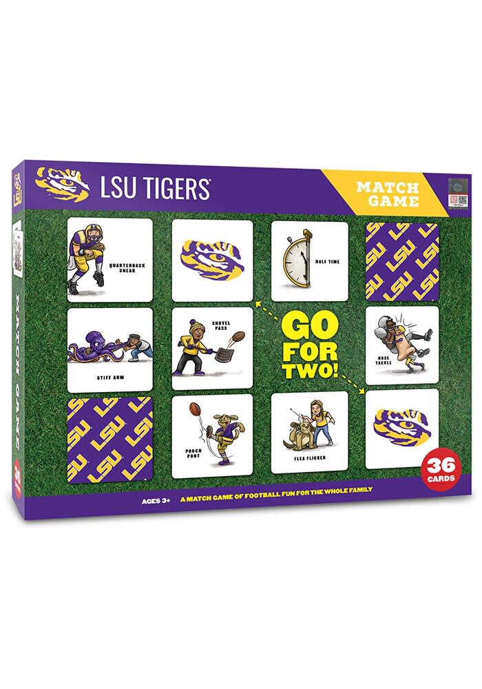 LSU Tigers Toy | LSU Tigers Game WHITE Memory Match - 6861643