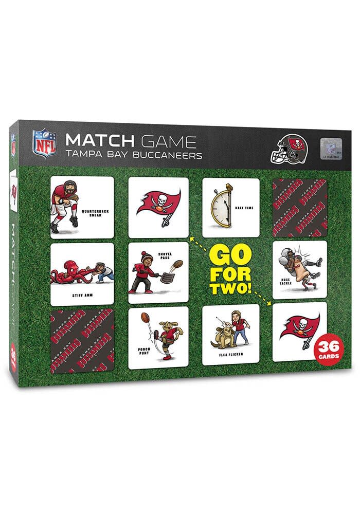 Tampa Bay Buccaneers Toy | Tampa Bay Buccaneers Game WHITE Memory Match ...