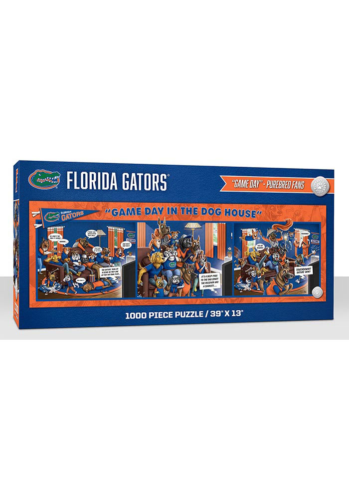 Florida Gators 1000 Piece Purebread Fans Game Day Dog House Puzzle