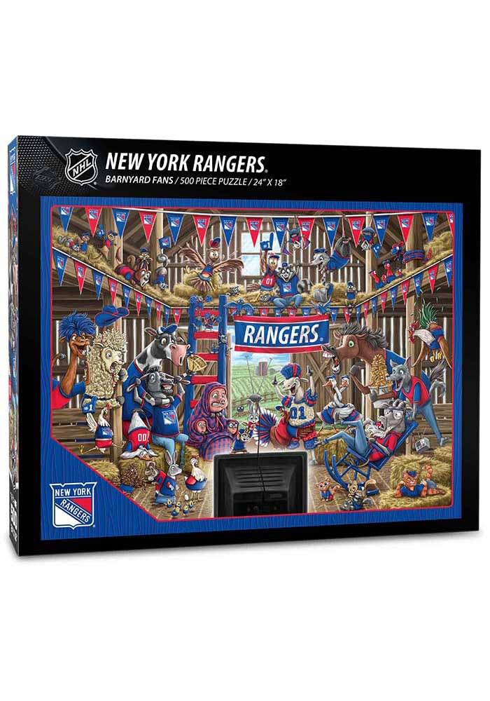New York Rangers 500pc Barnyard Fans Puzzle