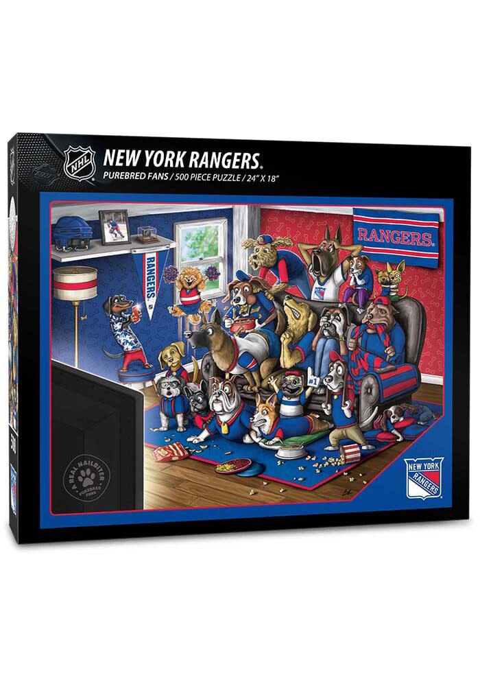 New York Rangers BLACK 500pc Purebred Fan Puzzle - 6862508