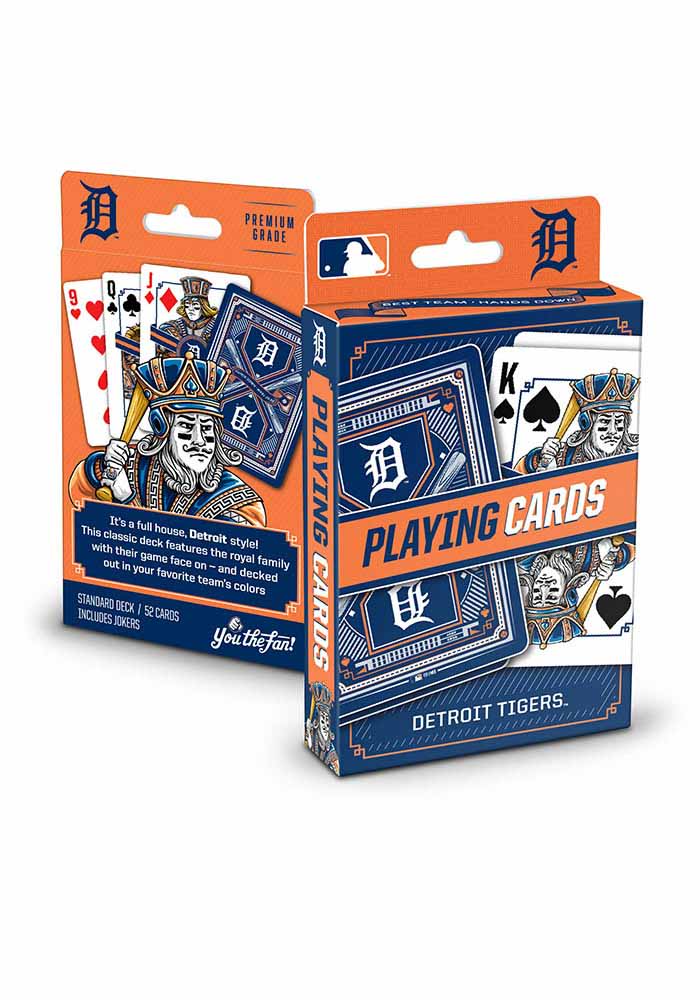 Detroit Tigers Souvenir | Detroit Tigers Playing Cards ORANGE Classic ...