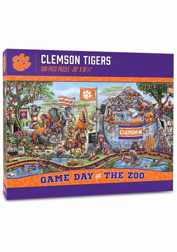 Clemson Tigers PURPLE Game Day at the Zoo Puzzle - 6862620