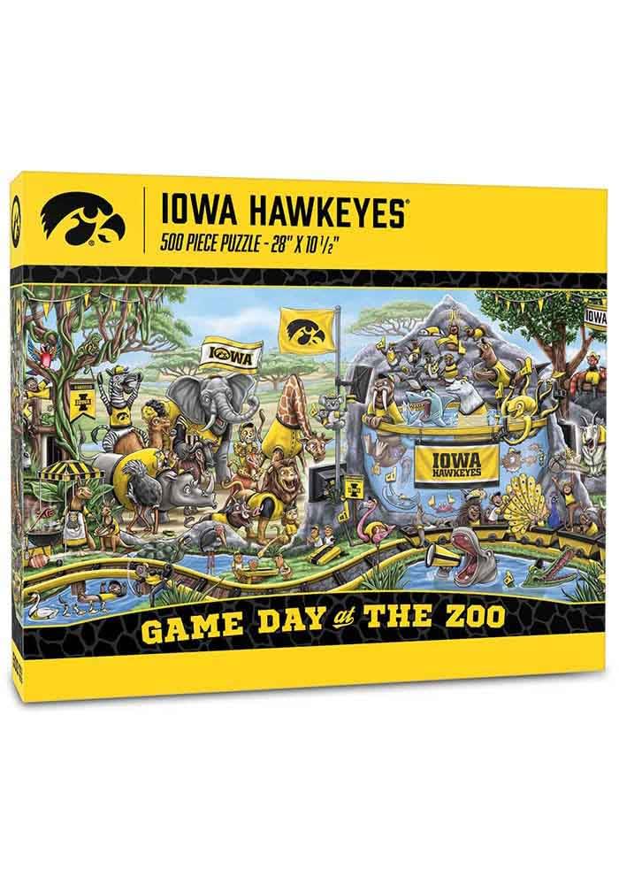 Iowa Hawkeyes YELLOW Game Day at the Zoo Puzzle - 6862625