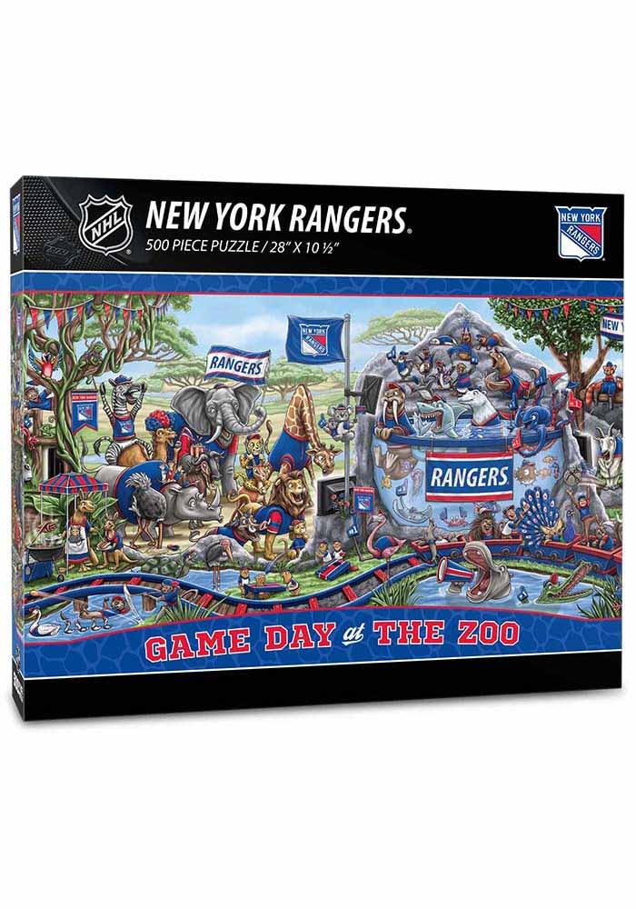 New York Rangers Game Day at the Zoo Puzzle