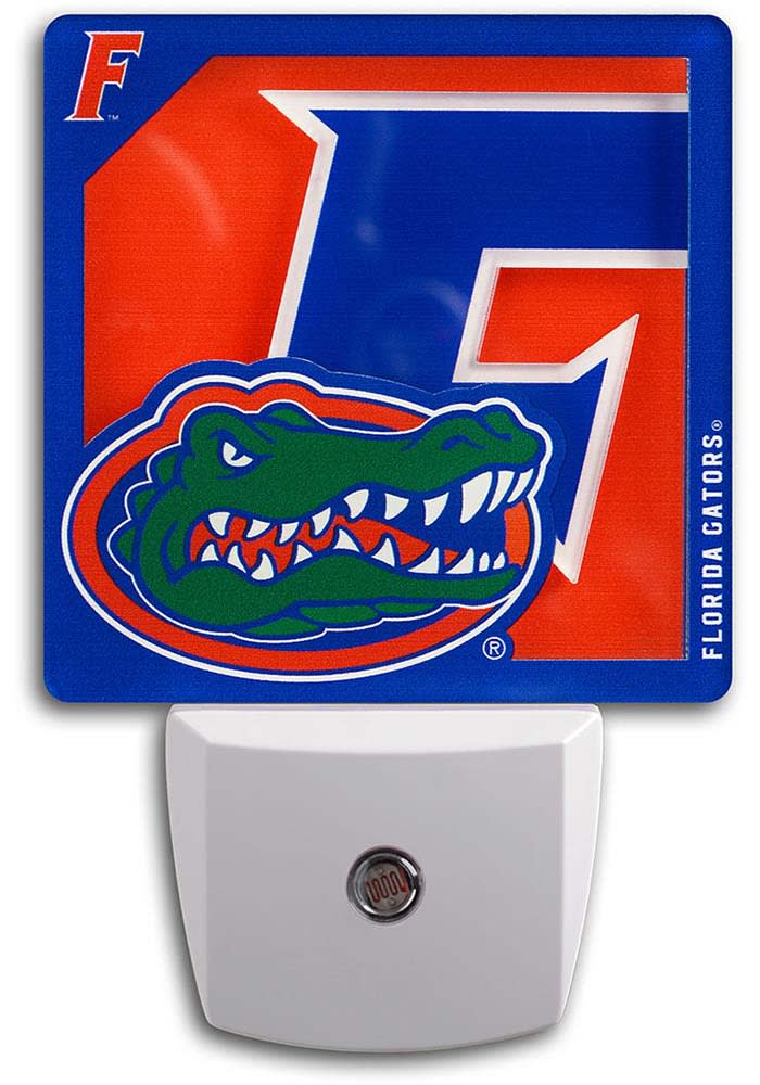 Florida Gators ORANGE 3D Logo Night Light - 6862729
