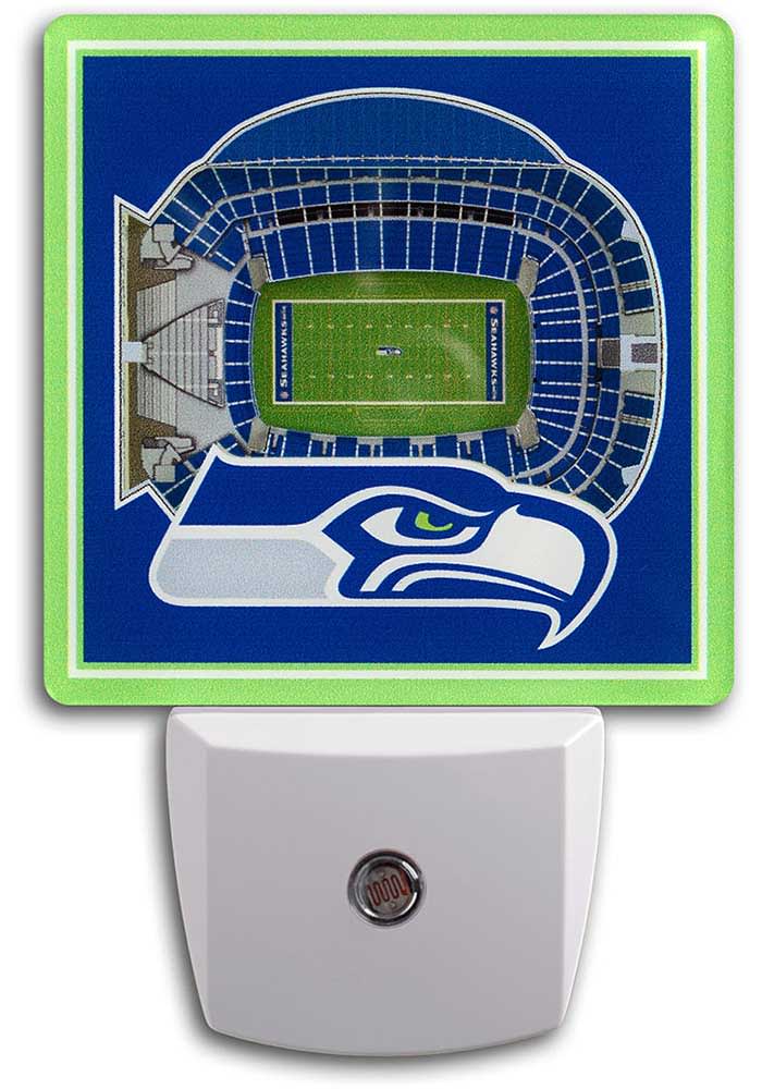 Seattle Seahawks Blue 3D Stadium View Night Light - 6862757