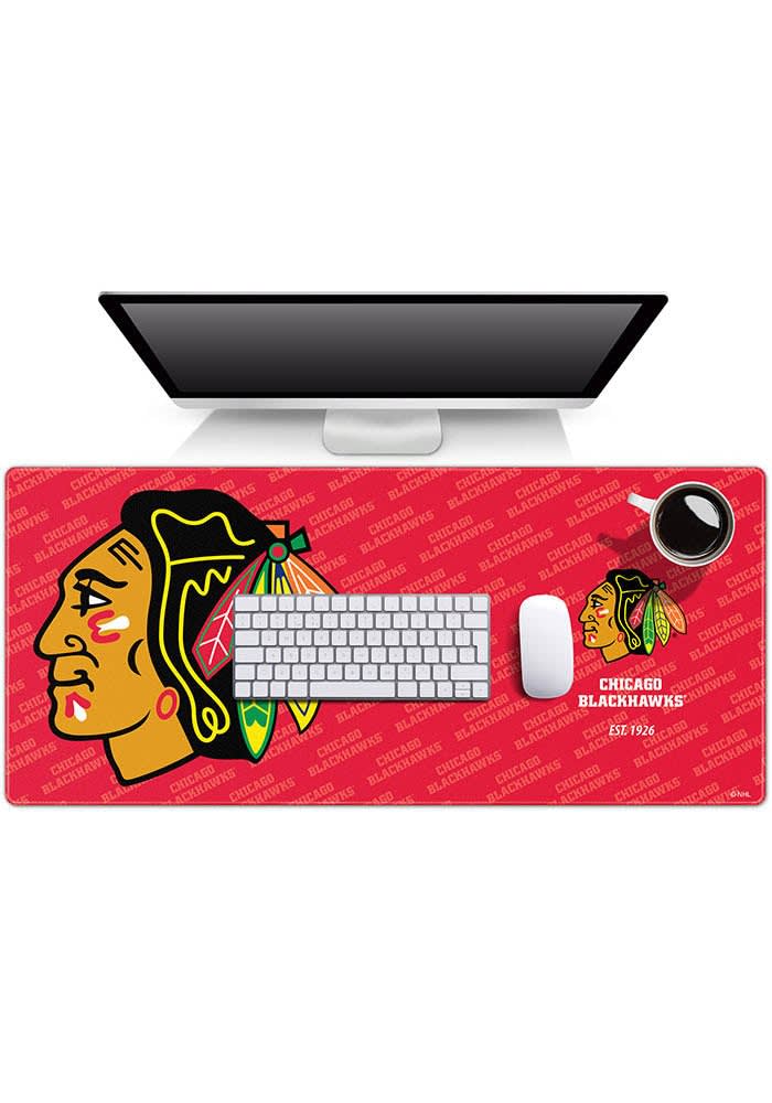 Chicago Blackhawks Red Logo Mousepad - 6862825