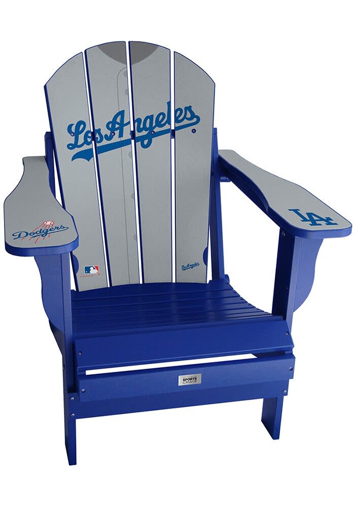 Los Angeles Dodgers Jersey Adirondack Chair Beach Chairs - GRAY