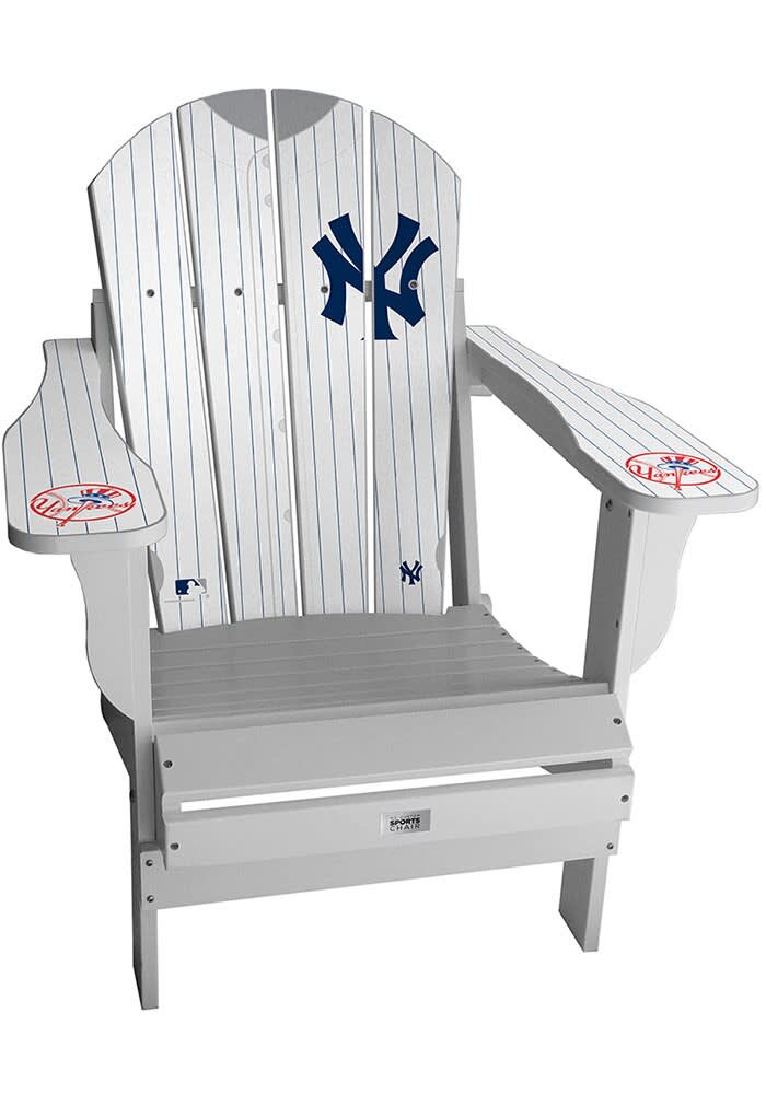 New York Yankees WHITE Jersey Adirondack Chair Beach Chairs - 69280155