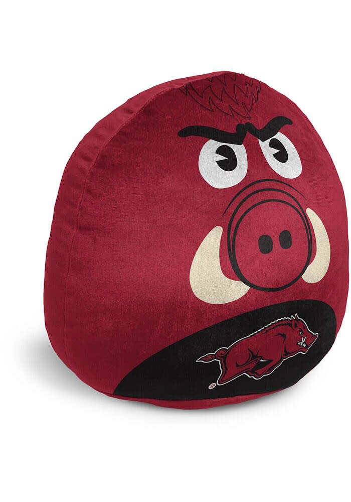Arkansas Razorbacks MAROON 15 inch Plushie Mascot Pillow Throw Pillow ...