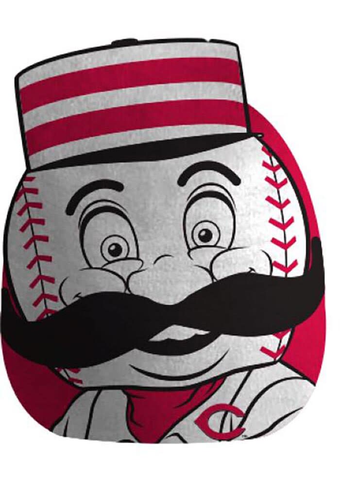 Cincinnati Reds Red 15 inch Plushie Mascot Pillow Throw Pillow - 6940553