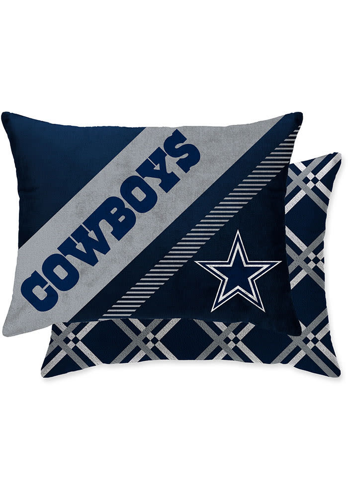 Dallas Cowboys Navy Diamond Diagonal Throw Pillow 6940809