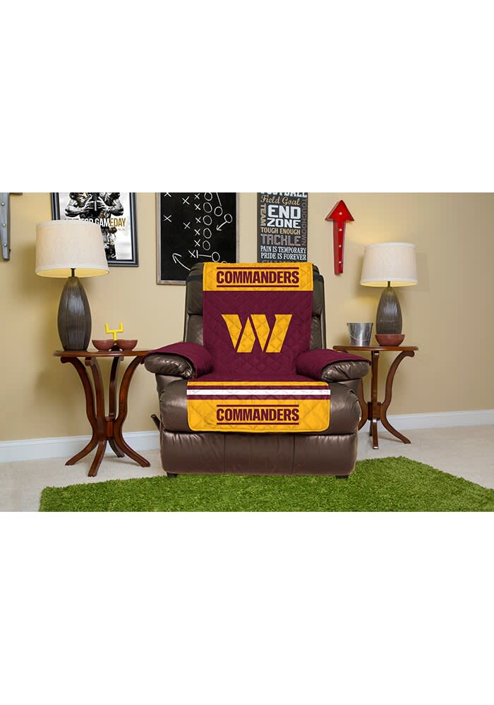 Washington Commanders Red Recliner Furniture Cover - 6942338