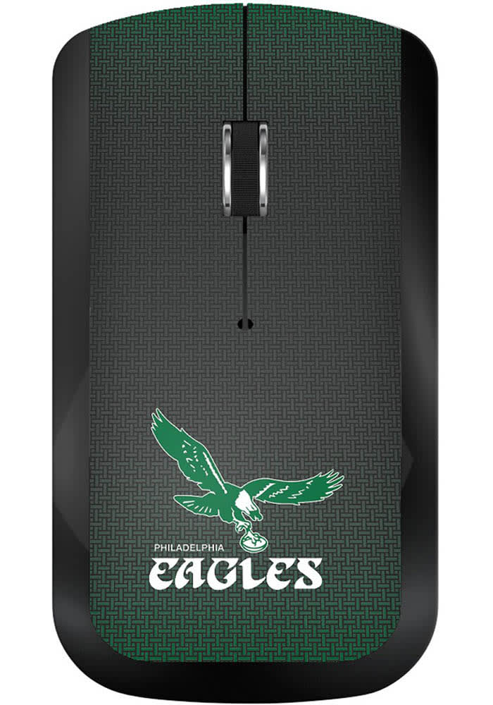 Philadelphia Eagles BLACK Historic Linen Wireless Mouse - 69628762
