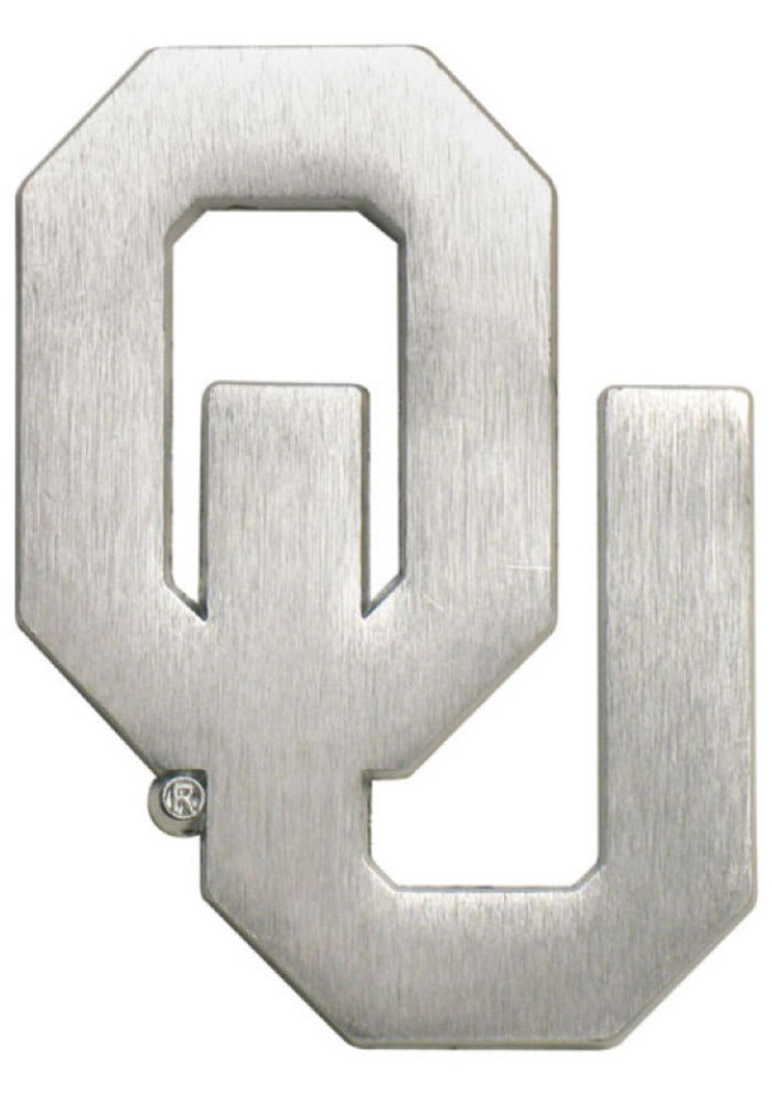 Oklahoma Sooners CHROME Matte Chrome Car Emblem - 7020202