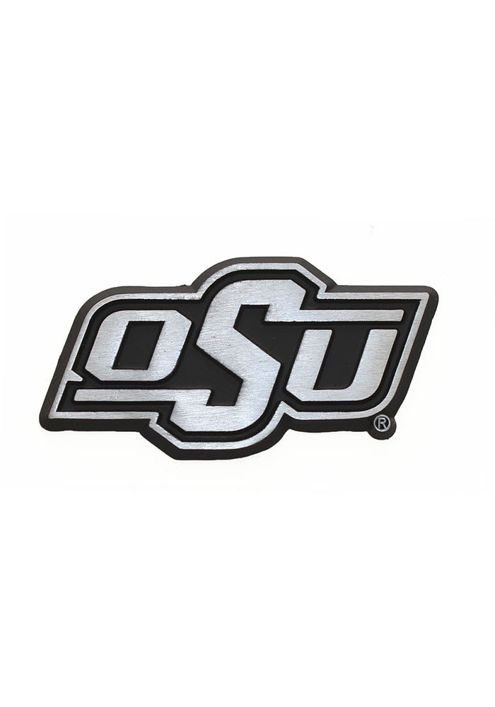 Oklahoma State Cowboys CHROME Matte Chrome Car Emblem - 7020203