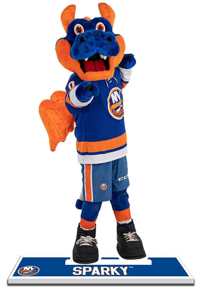 New York Islanders ORANGE Mascot Standee Figurine - 7108170
