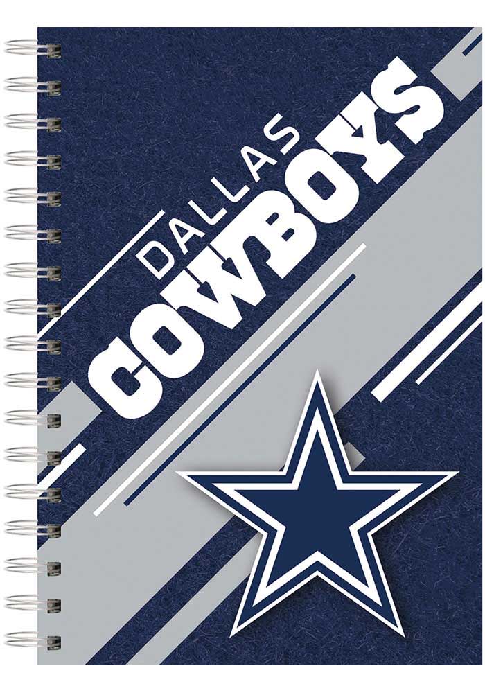 Dallas Cowboys BLUE Spiral Notebook and Folder - 7130591