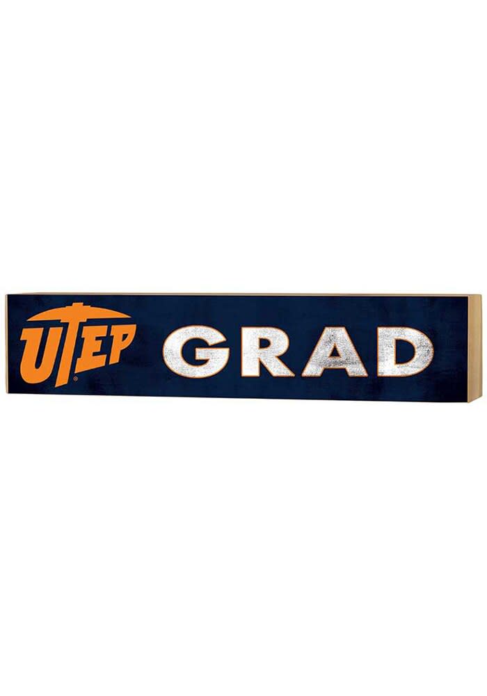 KH Sports Fan UTEP Miners NAVY Grad graduation graphic Sign - 713307038