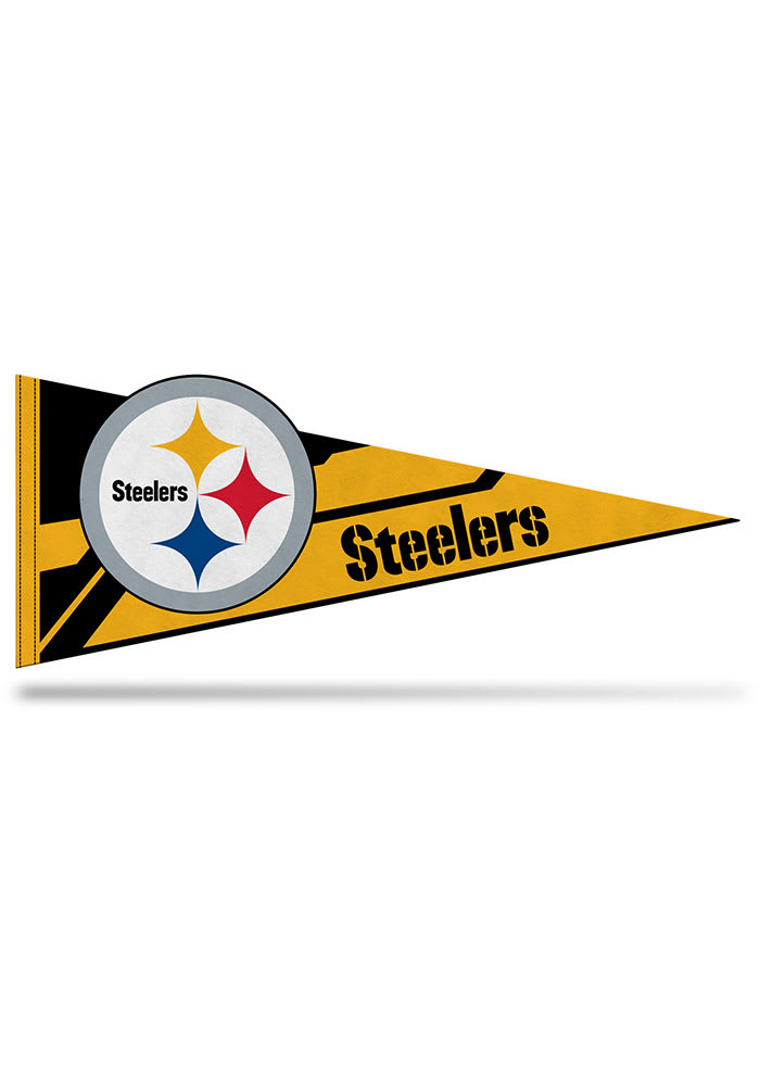 Pittsburgh Steelers YELLOW NFL Logo Pennant Pennant - 7143049