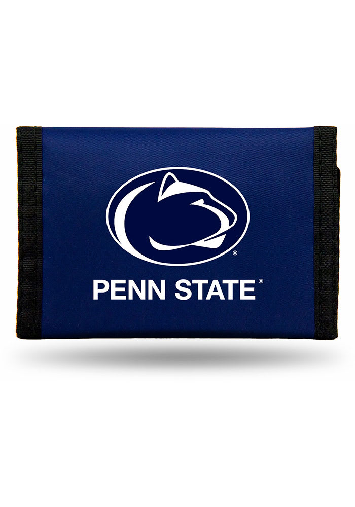 NAVY Nylon Penn State Nittany Lions Mens Trifold Wallet - 7143133
