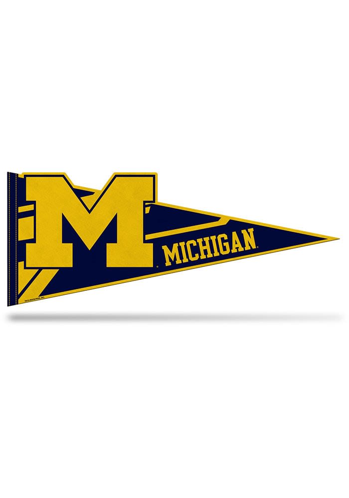 Michigan Wolverines BLUE NCAA Logo Pennant Pennant - 7143384