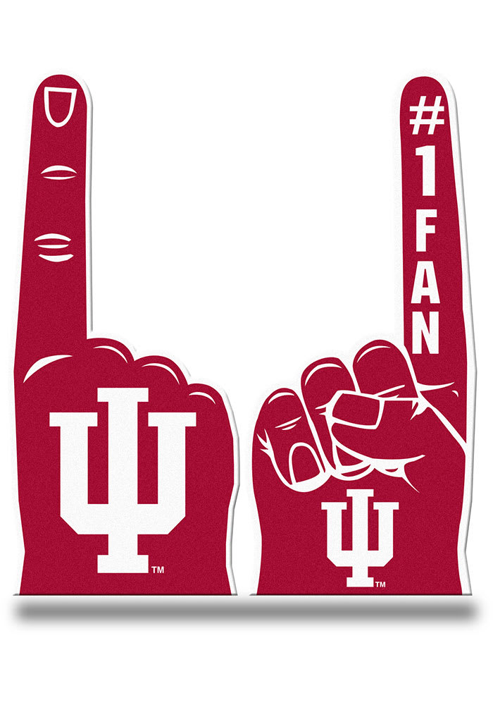 Indiana Hoosiers Red Team Color Foam Finger - 7143603