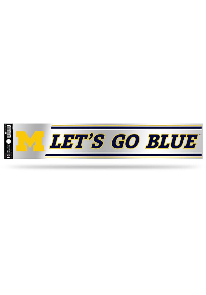 BLUE Michigan Wolverines Tailgate Decal - 7143952