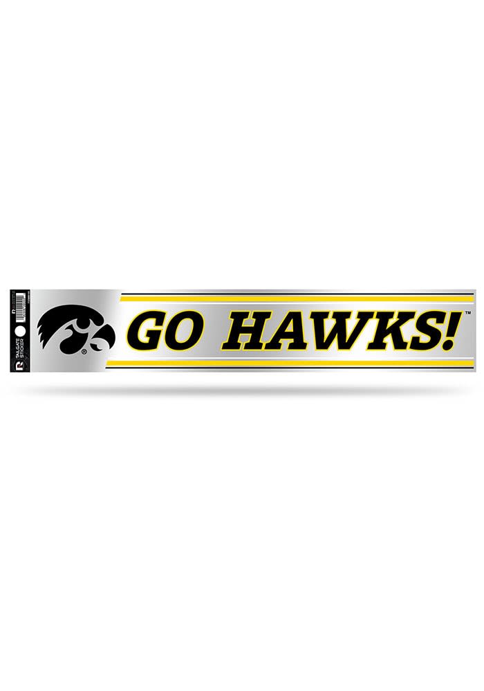 YELLOW Iowa Hawkeyes Tailgate Decal - 7143958