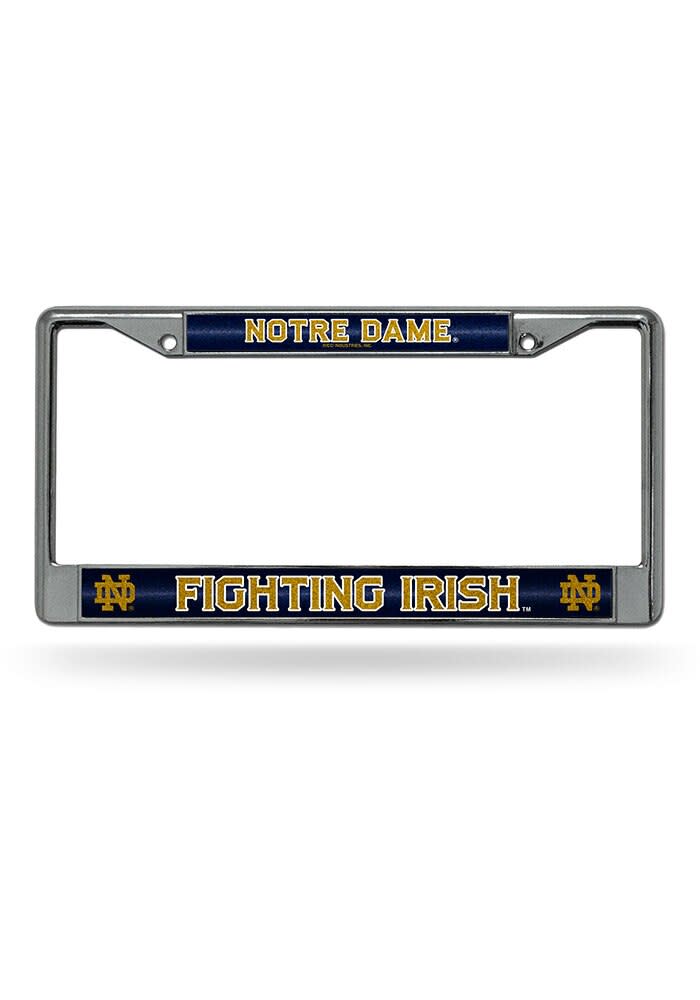 Notre Dame Fighting Irish License Plate Frame - Notre Dame Fighting ...