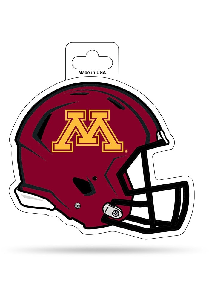 MAROON Minnesota Golden Gophers Helmet Design Decal - 71440628