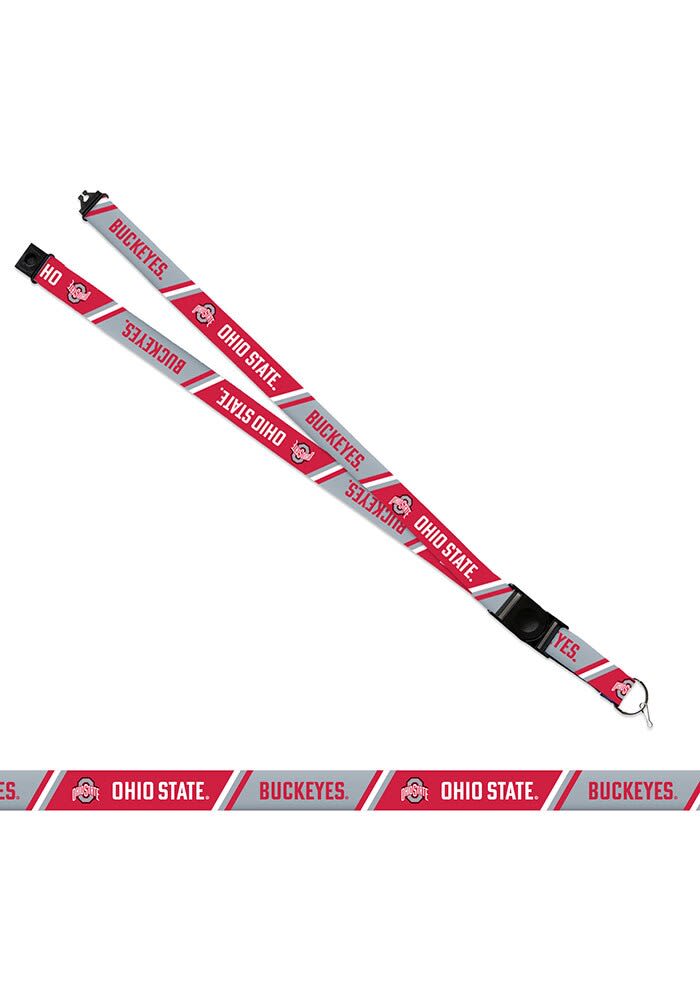 Ohio State Buckeyes SCARLET Breakaway Lanyard - 7144194