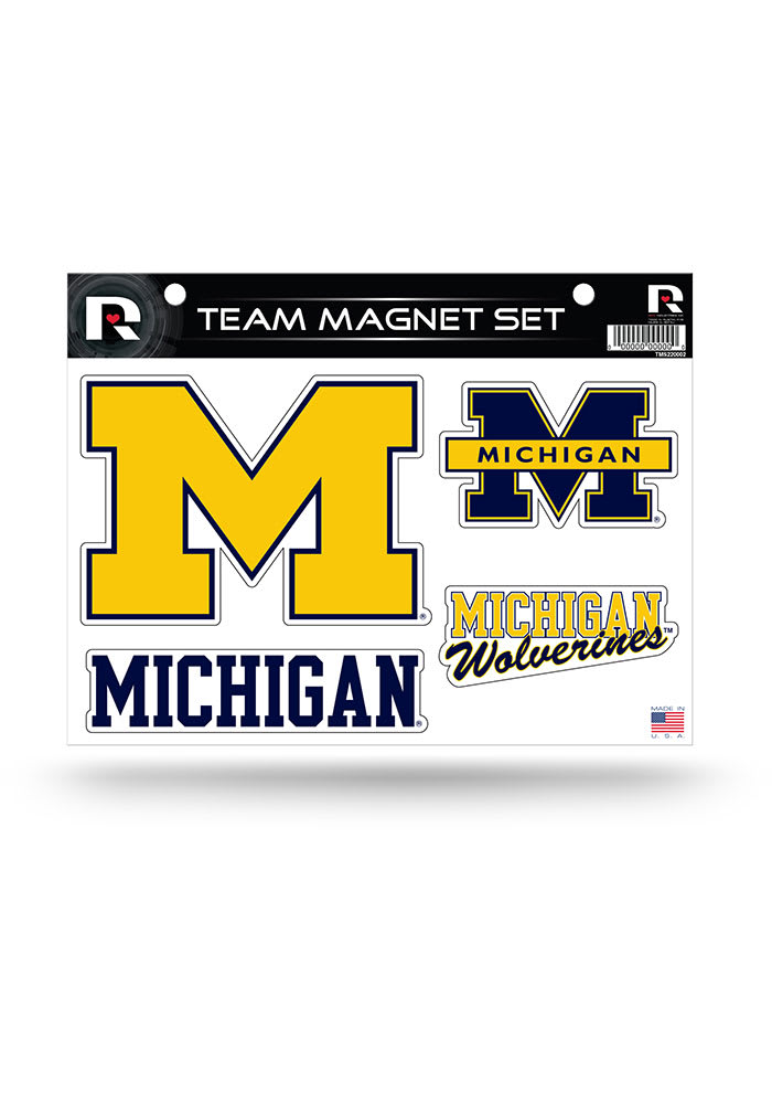 Michigan Wolverines BLUE 3pc Magnet - 7144315