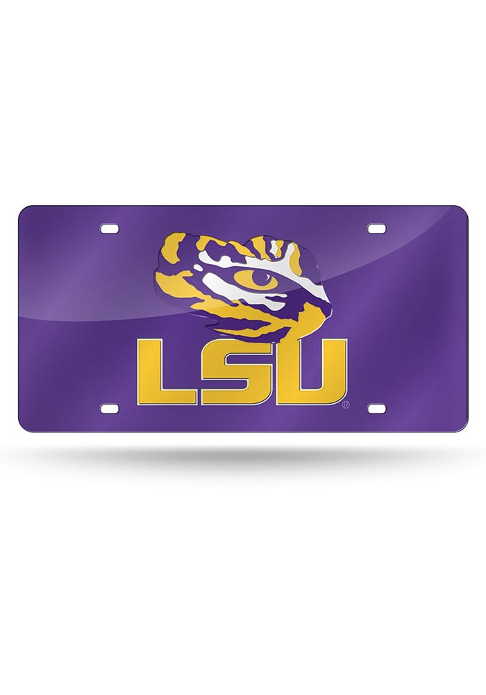 LSU Tigers License Plate- LSU Tigers PURPLE Laser Cut Decorative Plate ...