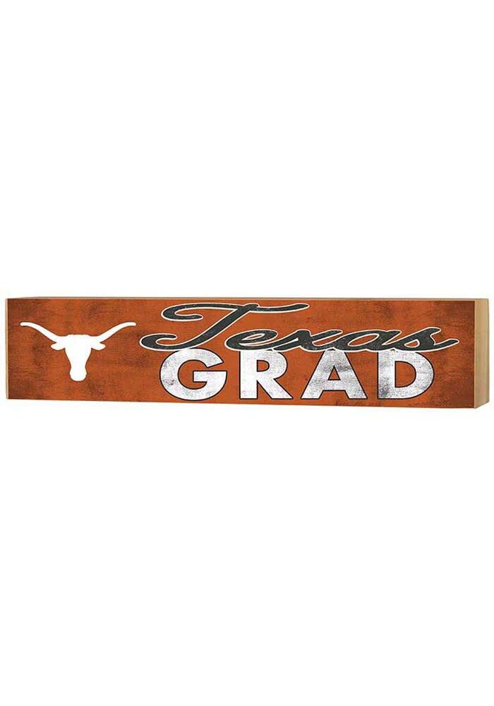 KH Sports Fan Texas Longhorns BURNTORANGE Grad graduation graphic Sign ...
