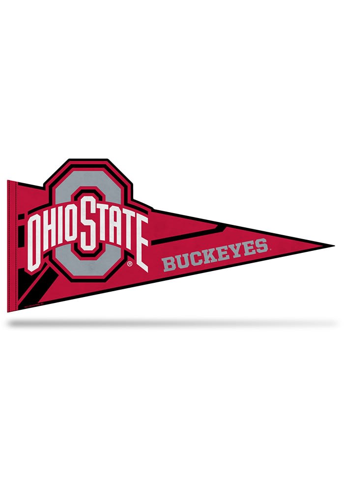 Ohio State Buckeyes SCARLET Logo Pennant - 7145191