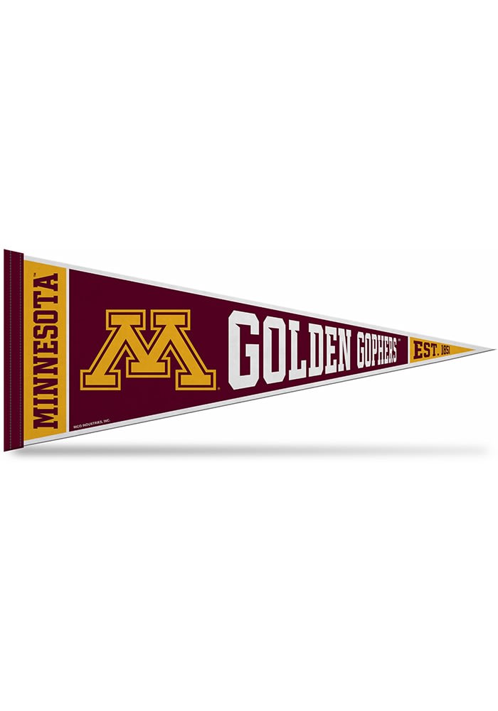 Minnesota Golden Gophers MAROON Rally Standard 12x30 Pennant - 7145210