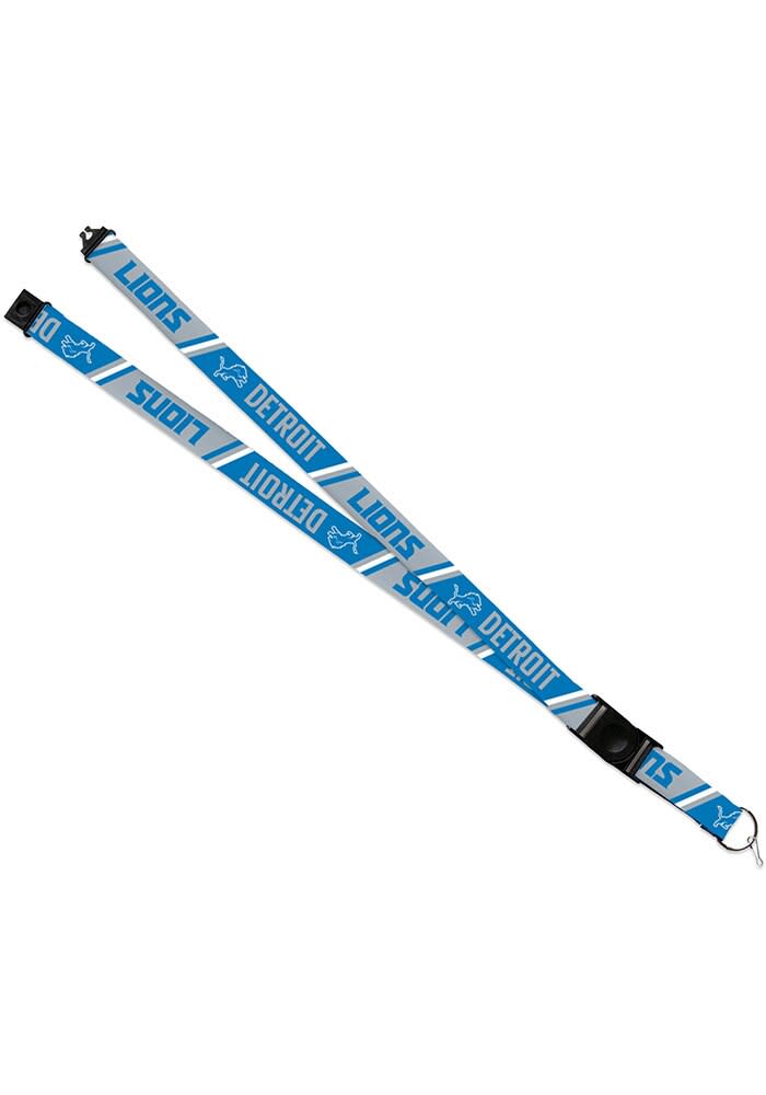 Detroit Lions BLUE Team Logo Lanyard - 7145325