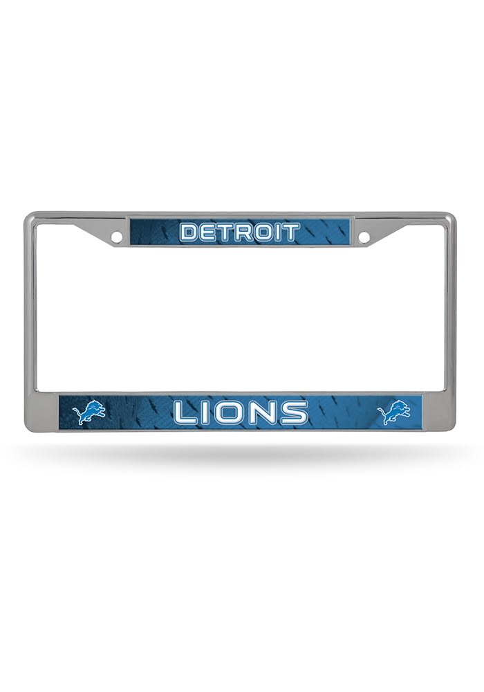 Detroit Lions License Plate Frame - Detroit Lions BLUE Team Color ...