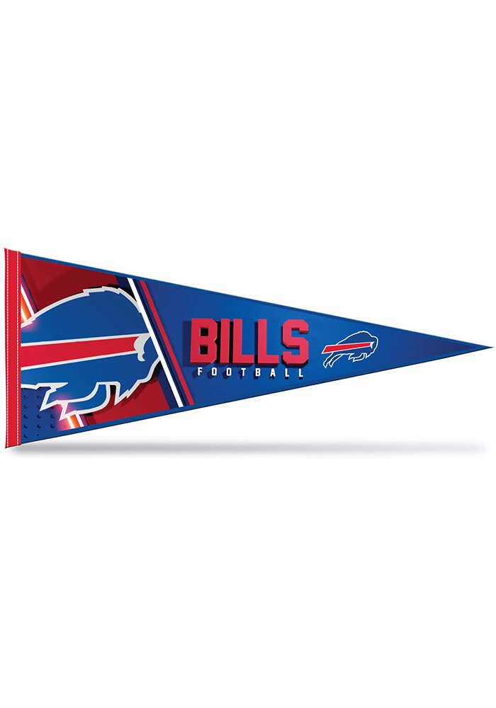 Buffalo Bills White Bright Light 12x30 Pennant - 7145406