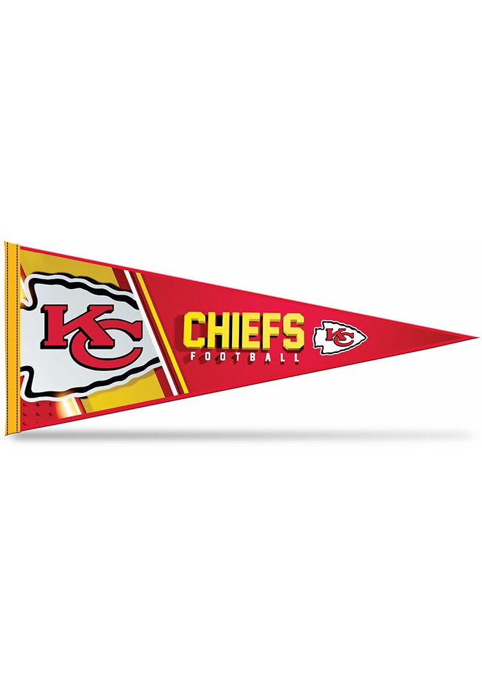 Kansas City Chiefs Red Bright Light 12x30 Pennant - 7145458