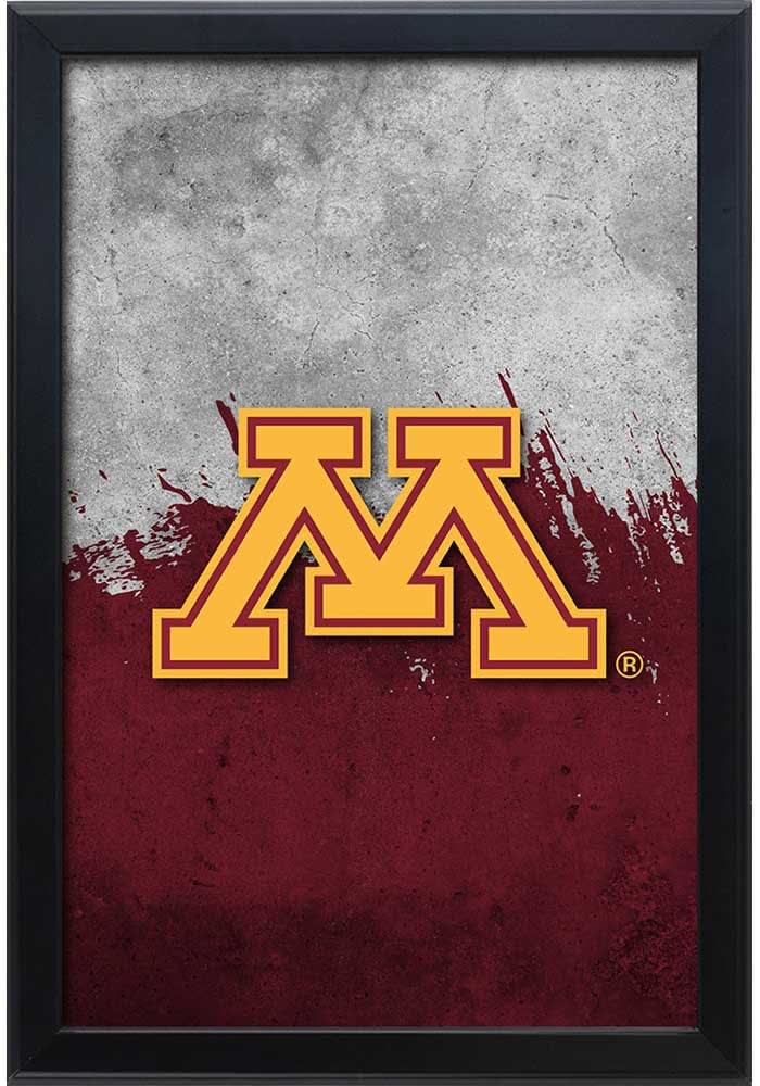 Minnesota Golden Gophers BLACK Snap Frame LED Sign - 722302929