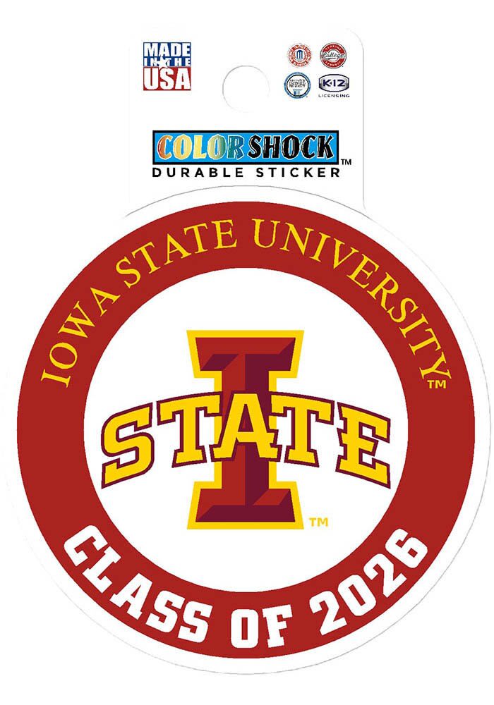 Iowa State Cyclones Souvenir | Iowa State Cyclones Stickers CARDINAL ...