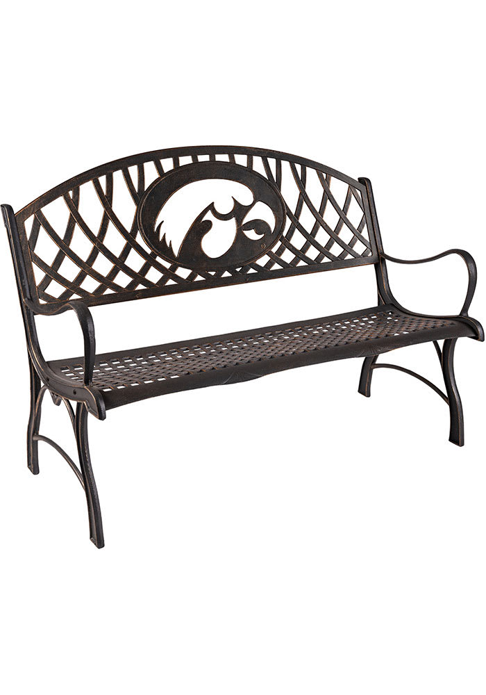Iowa Hawkeyes BLACK Cast Iron Bench - 72460005