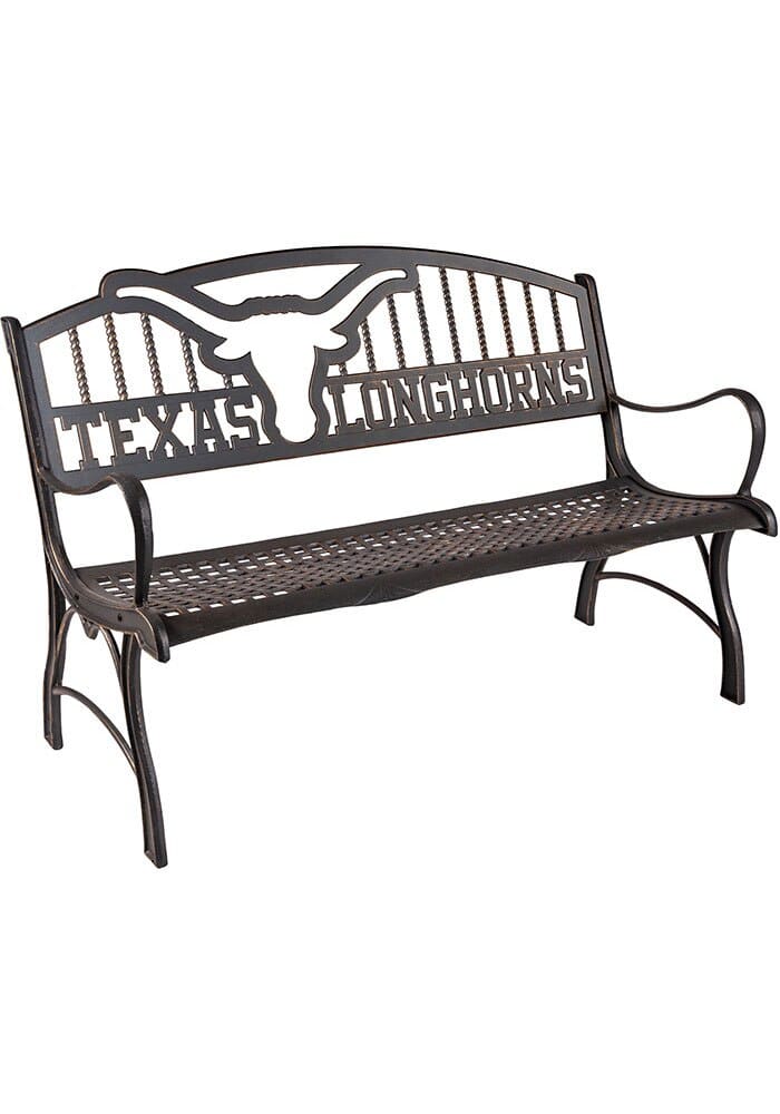 Texas Longhorns BLACK Cast Iron Bench - 72460009