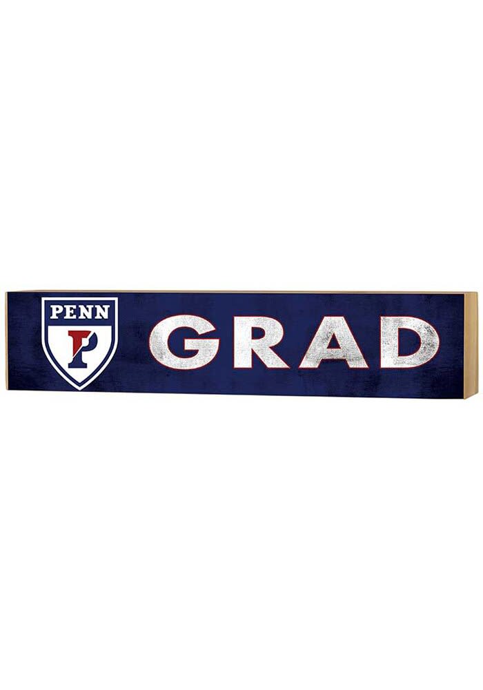 KH Sports Fan Pennsylvania Quakers NAVY Grad graduation graphic Sign ...