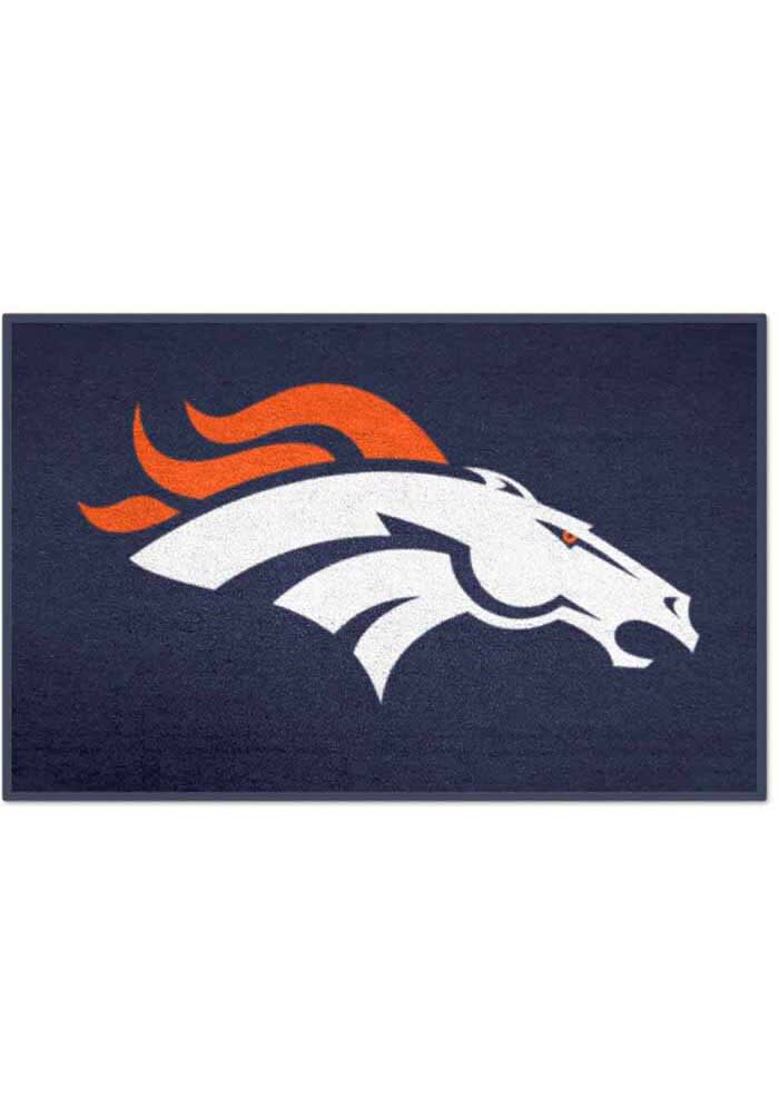 Denver Broncos Logo Interior Rug NAVY - 728164071