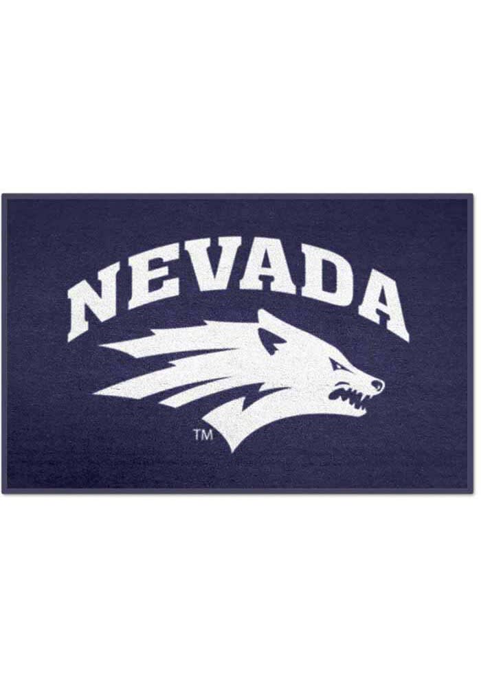 Nevada Wolf Pack Logo Interior Rug NAVY - 729225006